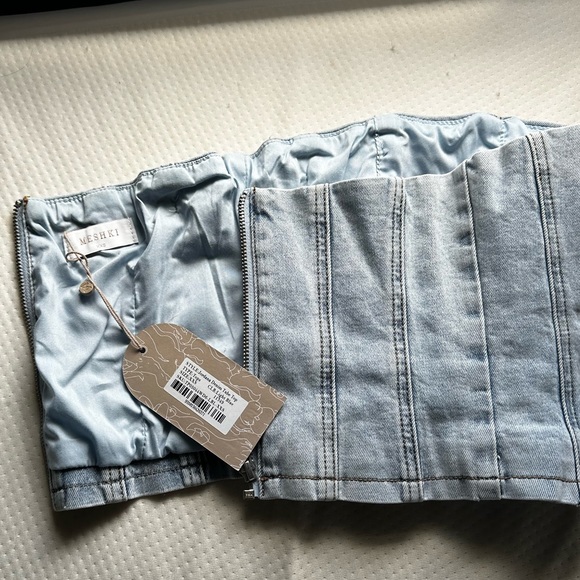 Meshki | Skirts | Two Piece Denim Set | Poshmark